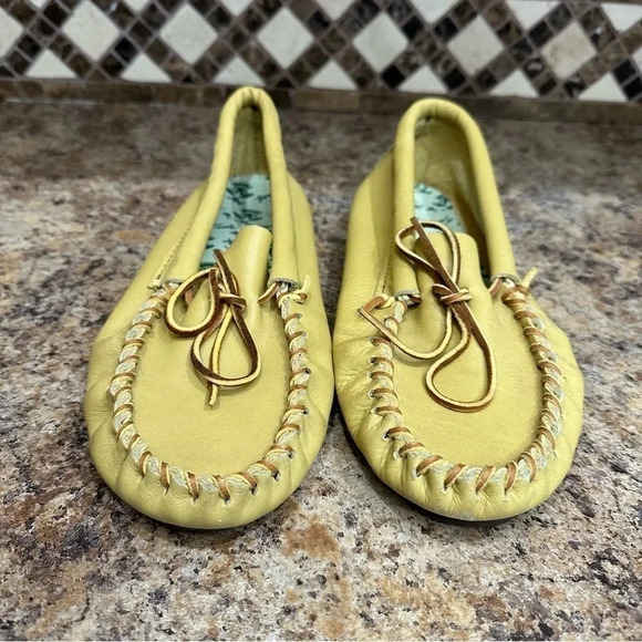 Taos Footwear | Shoes | Taos Footwear Sunny Yellow Leather Moccasins ...
